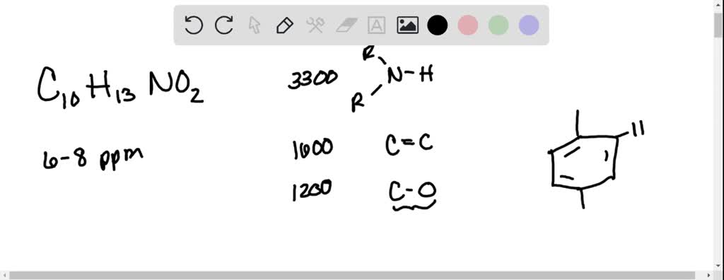 SOLVED:The IR and 'H NMR spectra of phenacetin (C10 H13 NO2) are given ...