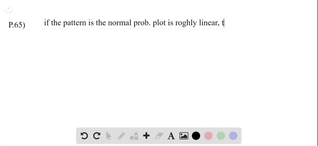SOLVED:The figure below is a Normal probability plot of the heart rates ...