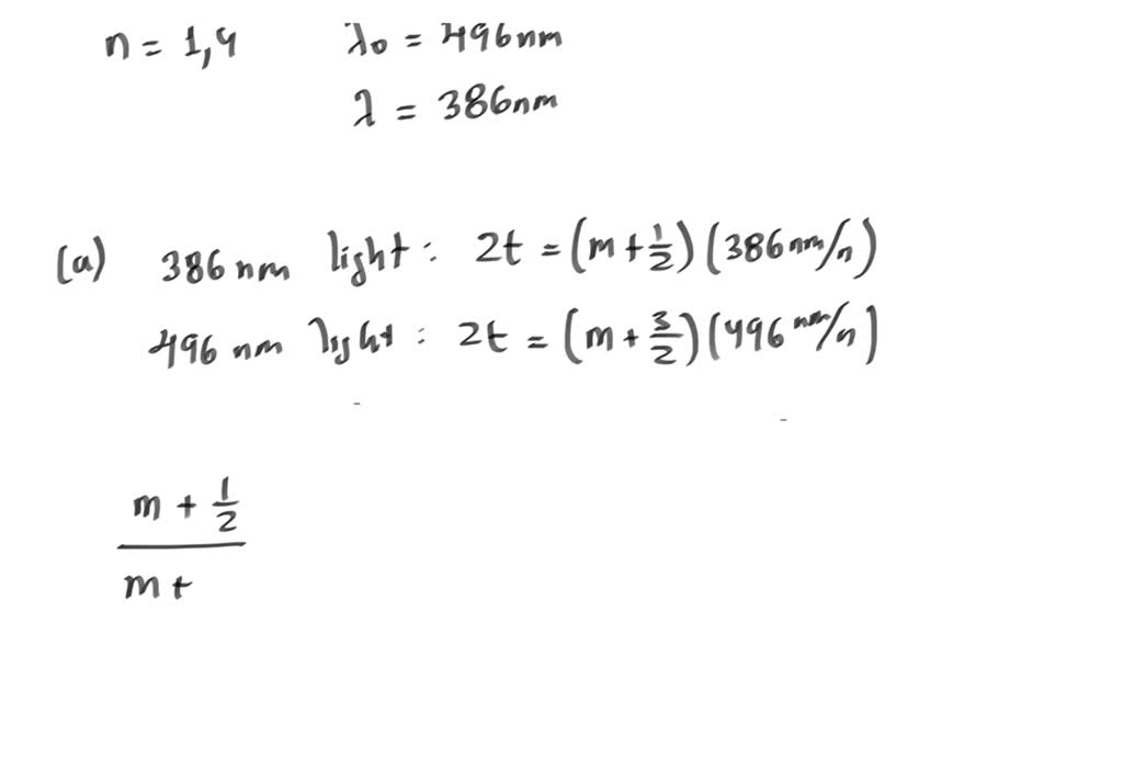 SOLVED:DATA In your research lab, a very thin, flat piece of glass with ...
