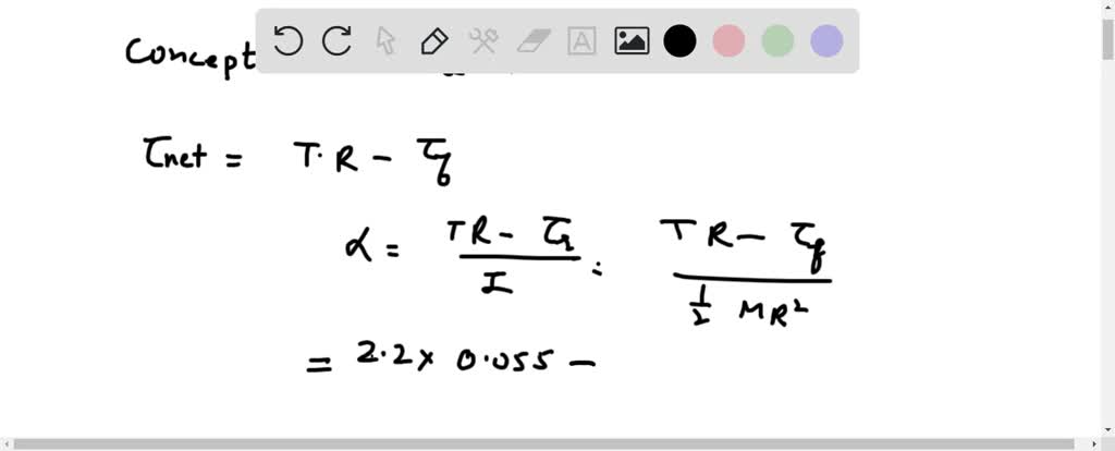 SOLVED:Repeat the previous problem, only now assume the reel has a ...