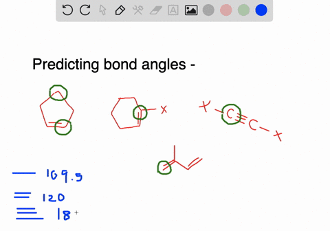 ⏩SOLVED:Predict all bond angles about each highlighted carbon atom. | Numerade