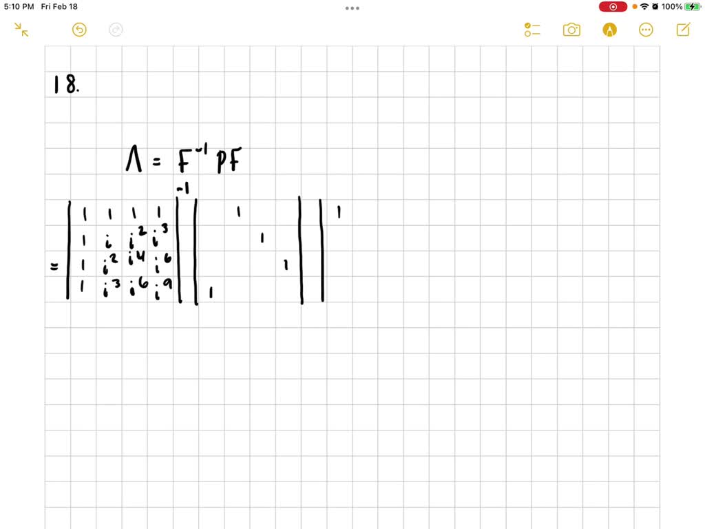 The Columns Of The Fourier Matrix F4 Are Eigenvectors Of The Circulant