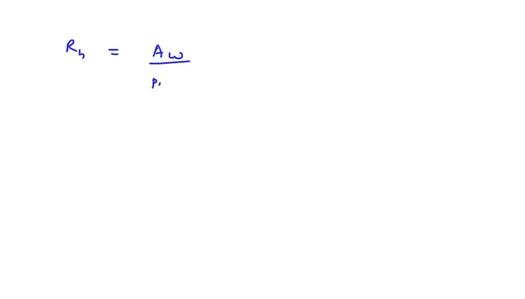 A concrete lined drainage ditch has a triangular cross section that is ...