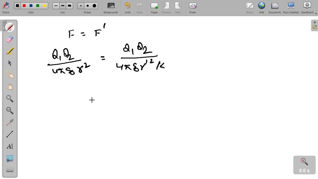 SOLVED: Two point charges placed at a certain distance r in air exert a ...