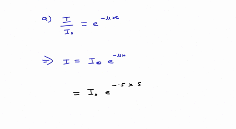 SOLVED: The linear absorption coefficient for 50 :keV x -rays in sea ...
