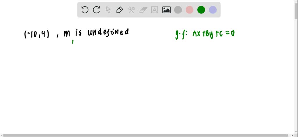 SOLVED:Find the general form of the equation of the line that passes ...