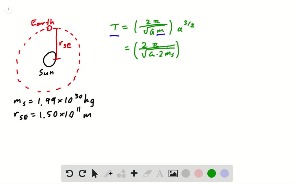 SOLVED:Predict/Calculate REFERRING TO EXAMPLE 12-8 Suppose the mass of the Sun is suddenly ...