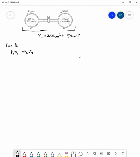 SOLVED:As shown in Fig. 16-2, two flasks are connected by an initially ...