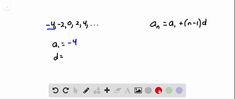 SOLVED:Write a formula for the nth term of each arithmetic sequence. See Examples 1 and 2 . -4 ...