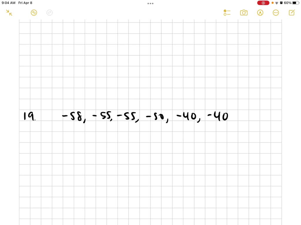 SOLVED:Determine the median of the following sets of values. Round to the nearest tenth when ...