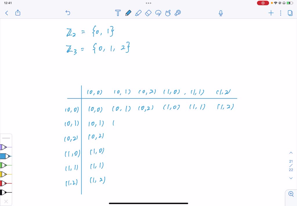 SOLVED: Construct the operation tables for each of the non-commutative groups with 6 elements ...