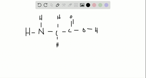 SOLVED:The atoms in the amino acid glycine are connected as shown: (a ...