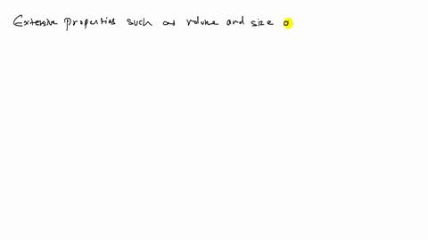 SOLVED:Distinguish between an extensive and an intensive property.