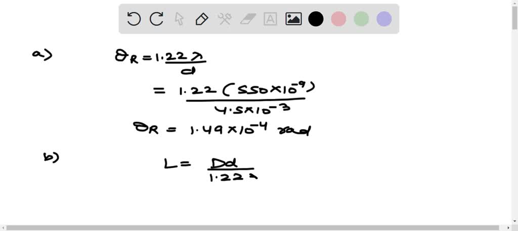 SOLVED:The two headlights of an approaching automobile are 1.4 m apart. At what (a) angular ...