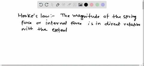 ⏩SOLVED:A spring is attached to the floor and pulled straight up by ...