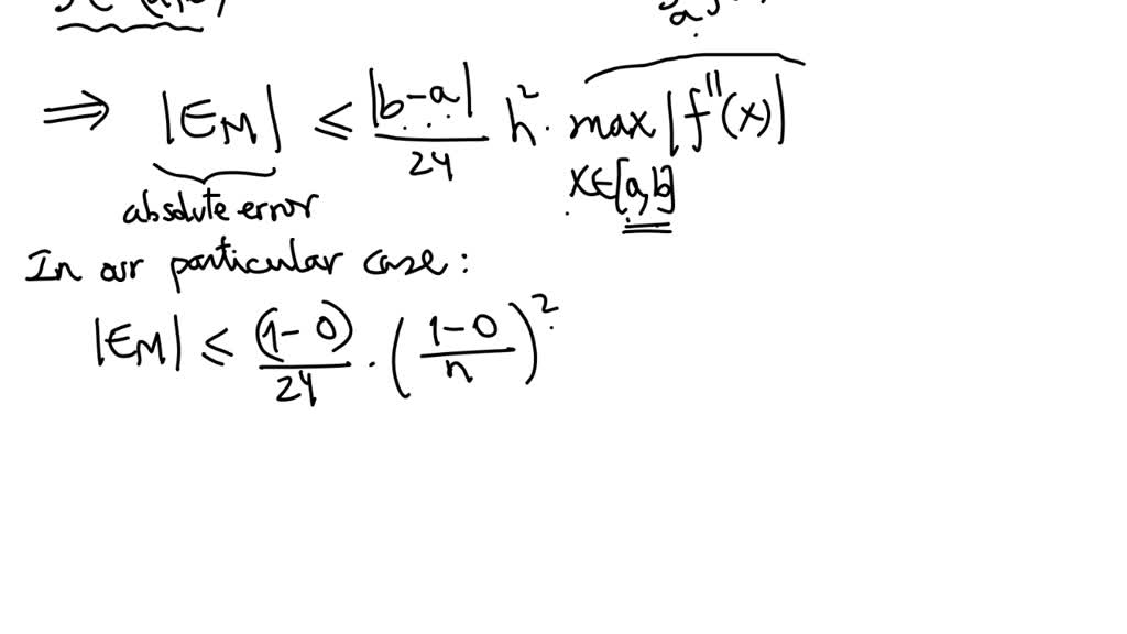 SOLVED:The error bounds for right and left sums in Theorem 5.25 apply ...