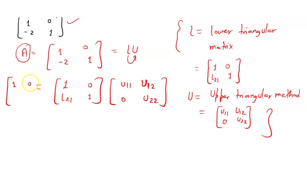 SOLVED:Find the L D U factorization of the matrix A in Problem 3.39