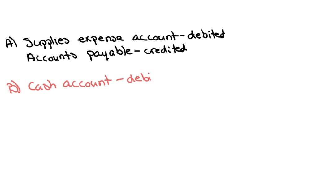 SOLVED:The debits and credits for three related transactions are ...