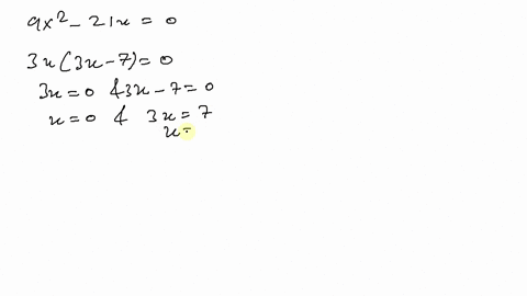 SOLVED:Solve the quadratic equation by factoring. Check your solutions ...