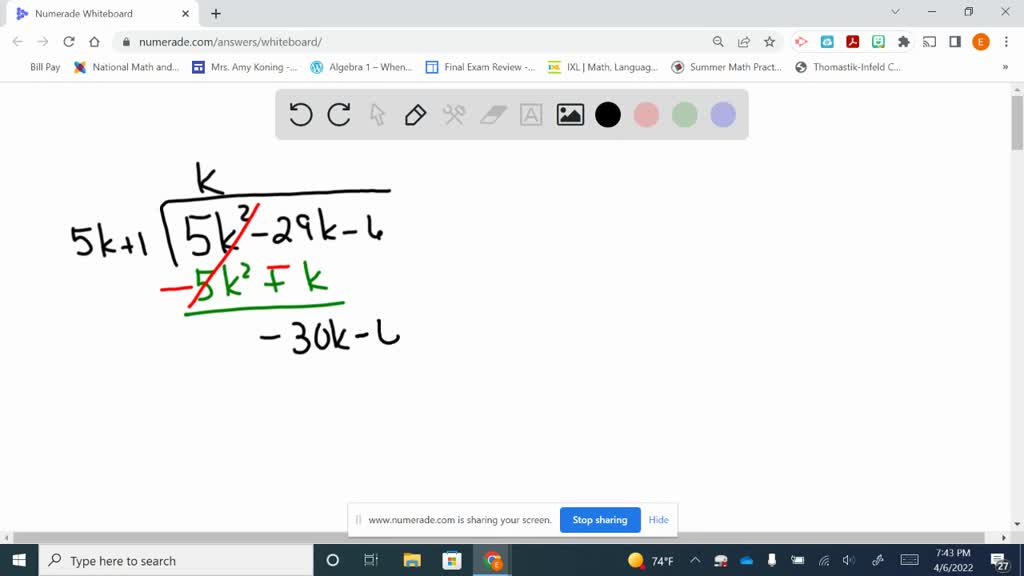 SOLVED: Write out addition and multiplication tables for the Galois fields: GF(k) where k = 5, 7 ...