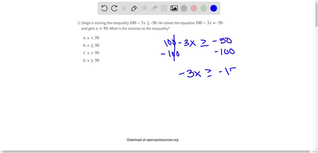 SOLVED:a. Place the number 50 on the additive scale below. b. Place the ...