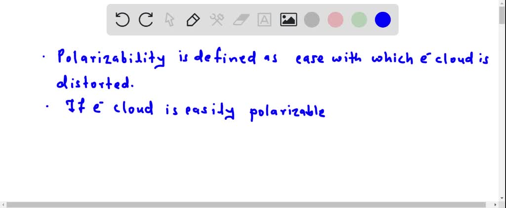 Define polarizability. How does this property affect the strengths of ...