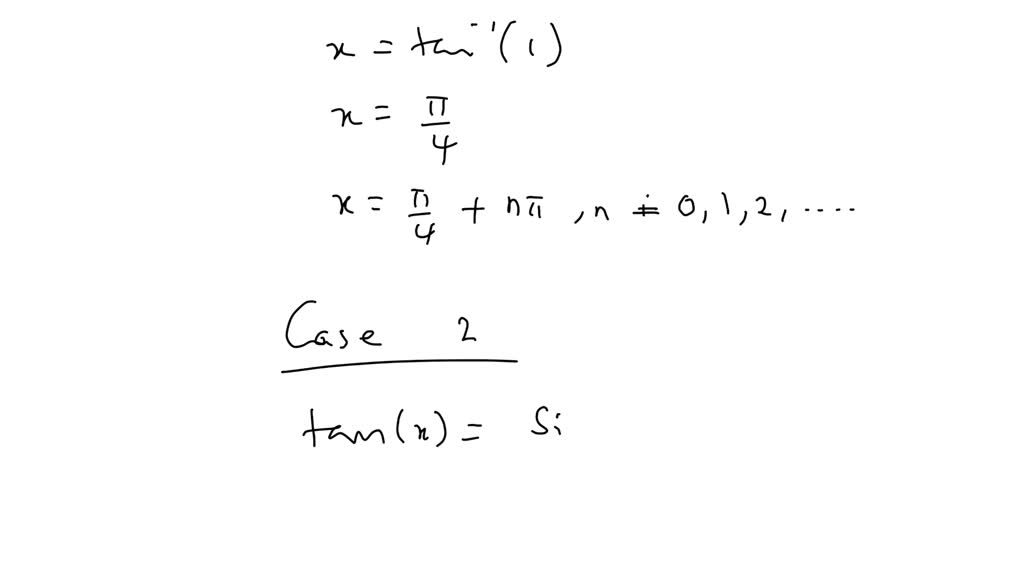 Find the domain of the function. g(x)=(1)/(1-tanx) | Numerade