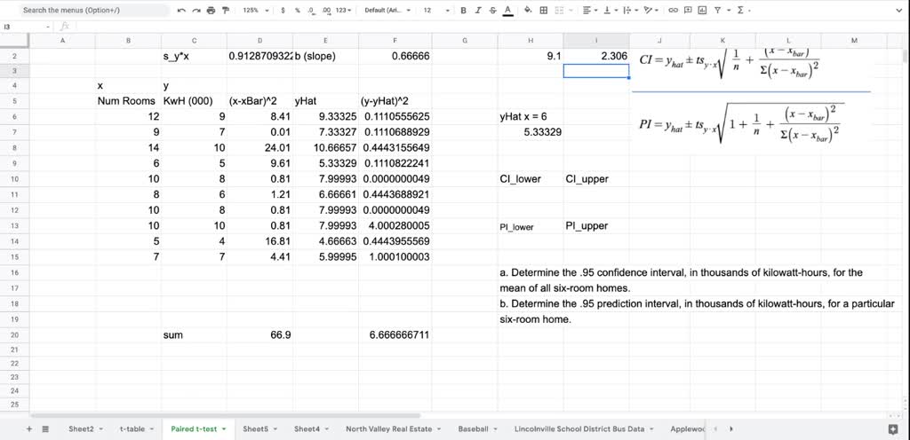 ⏩SOLVED:Refer to Exercise 15 . a. Determine the .95 confidence… | Numerade