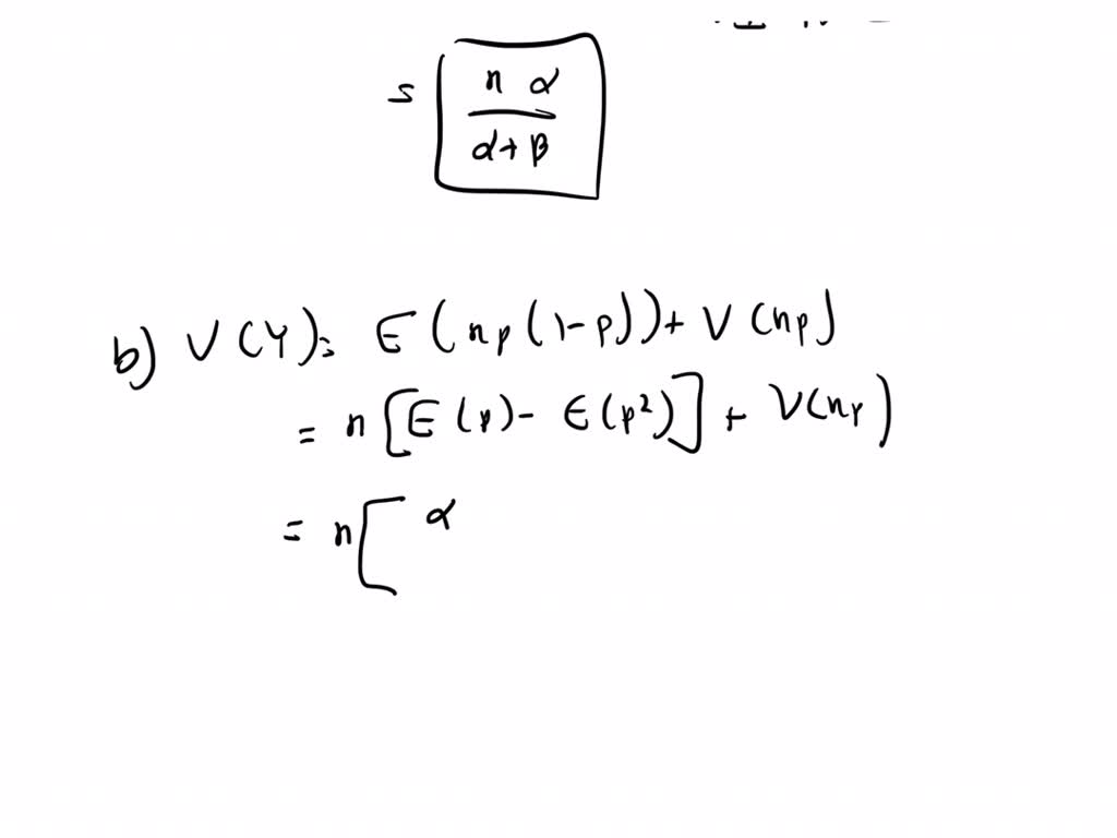 If X has a beta distribution with parameters αand β, show that V(X)=(αβ)/((α+β)^2(α+β+1)) | Numerade