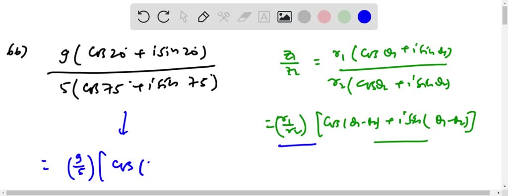 ⏩SOLVED:For problems 19-22, write all answers in cis form. If… | Numerade