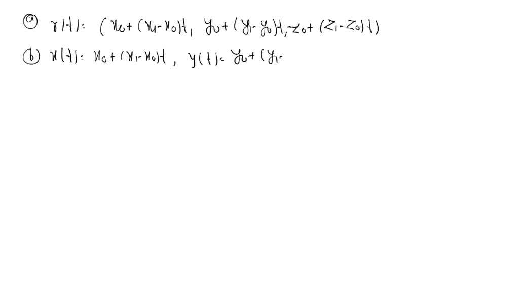 SOLVED:a. Show that the points A(6,-2,15) and B(-15,5,-27) lie on the ...