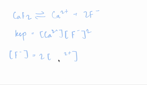 ⏩SOLVED:How would the solubility of calcium fluoride be affected by ...