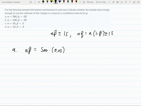 ⏩SOLVED:For 1-5, determine whether the stated sample size n is large ...