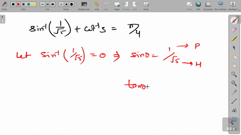 ⏩SOLVED:Prove that sin^-1((1)/(5))+cot^-1(3)=(π)/(4). | Numerade