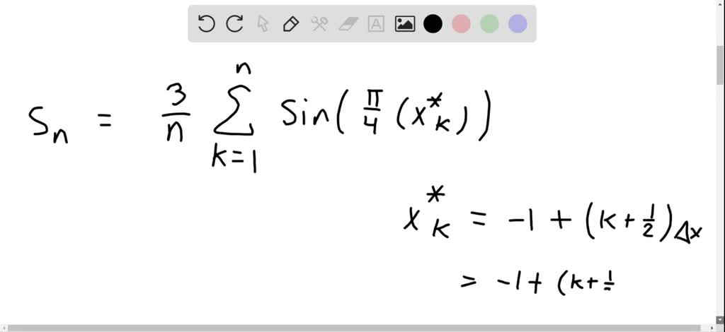SOLVED:Consider following definite integrals. a. Write the midpoint ...
