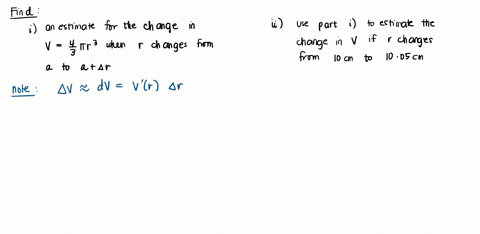 SOLVED:The function f changes value when x changes from a to a+\Delta x ...
