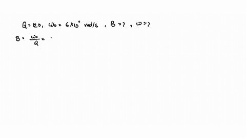 SOLVED:A parallel resonant circuit with quality factor 120 has a resonant frequency of 6 ×10^6 ...
