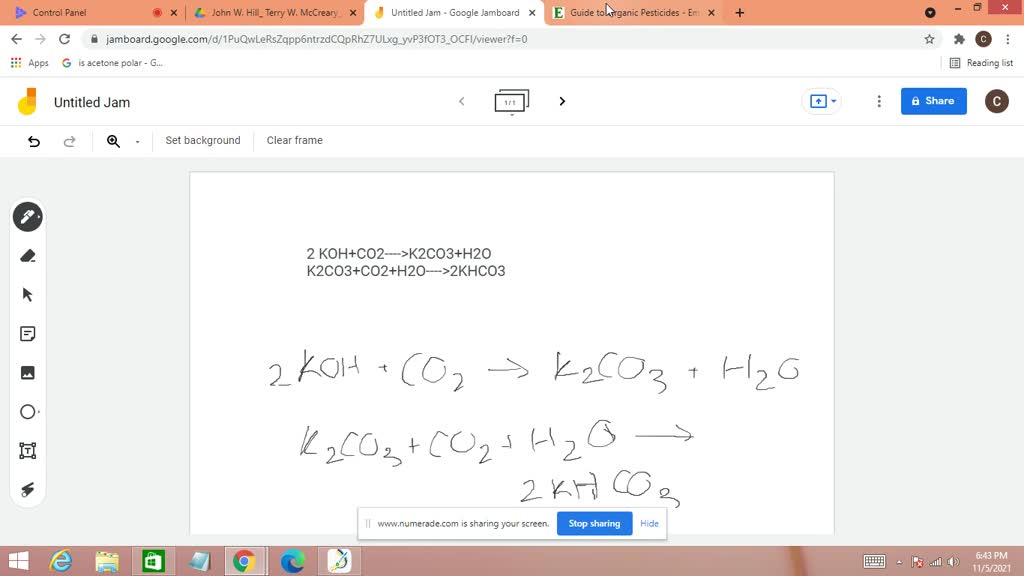 SOLVED:Potassium bicarbonate, usually combined with horticultural oil ...