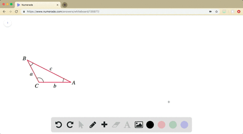 SOLVED:Exercises 77 and 78 are about the triangle shown here. Express a ...