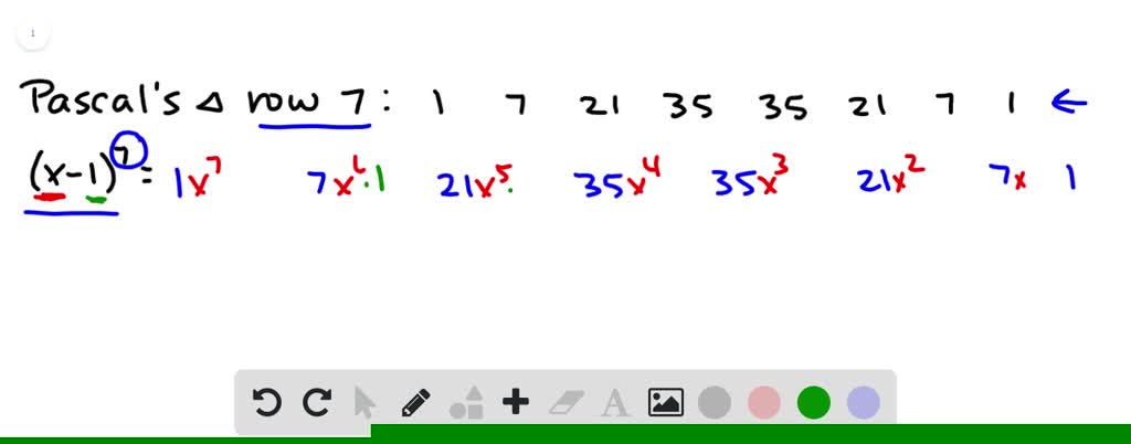 ⏩SOLVED:Use the binomial theorem to expand (x+Δx)^7. (The… | Numerade