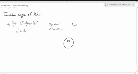 SOLVED:Compare the first ionization energy of helium to its second ...