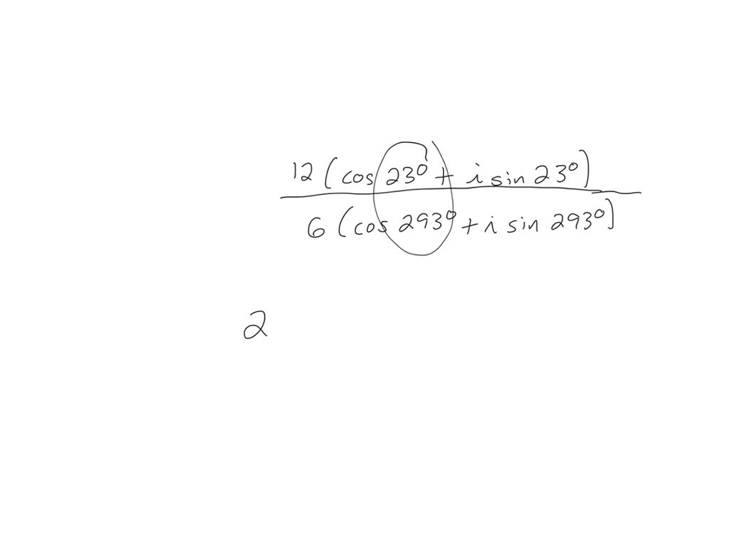 SOLVED:Find each quotient. Write answers in rectangular form. First convert the numerator and ...