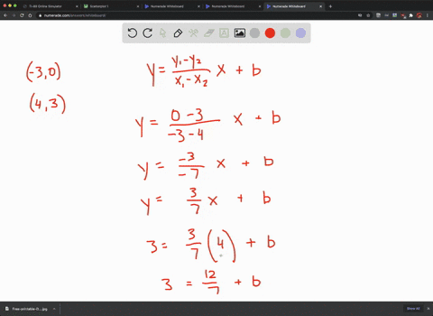 SOLVED:(a) for the data points given, draw a line of best fit through ...