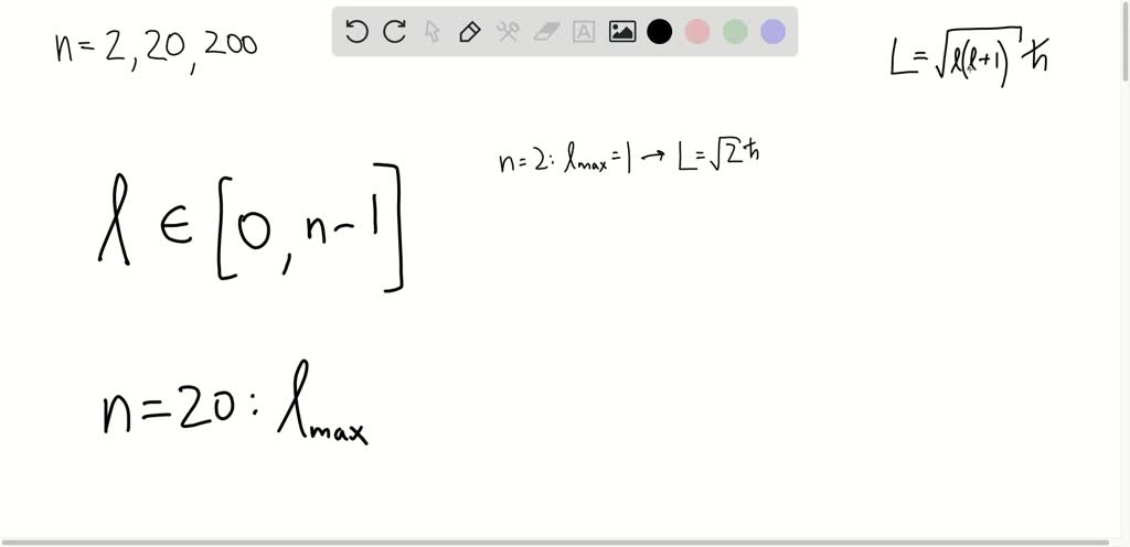 SOLVED:Calculate, in units of \hbar , the magnitude of the maximum ...