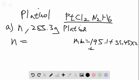 SOLVED:Cisplatin (right), or Platinol, is used in the treatment of ...