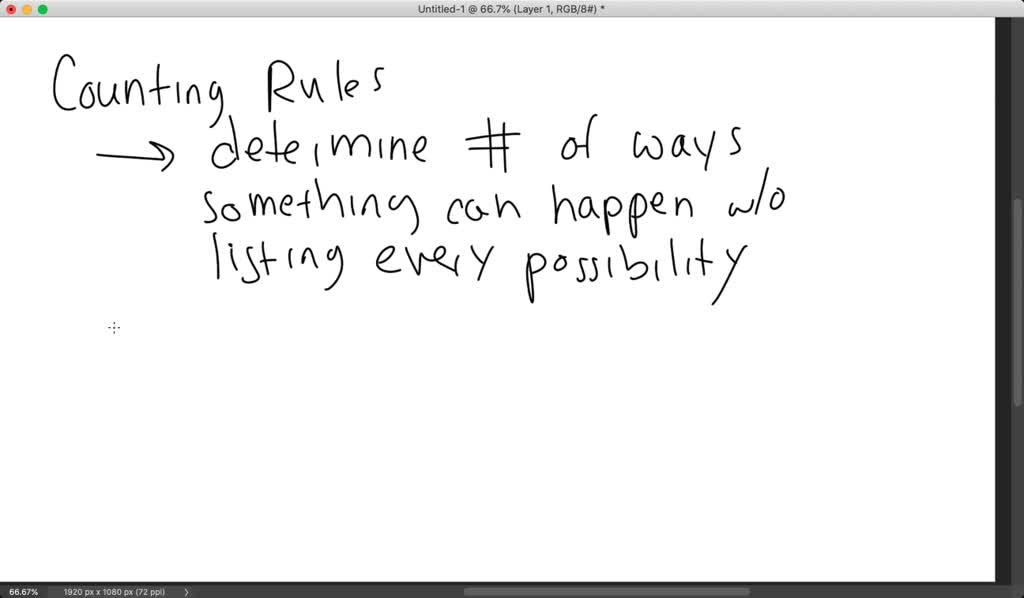 ⏩SOLVED:Explain when it is appropriate to use the counting rule for ...