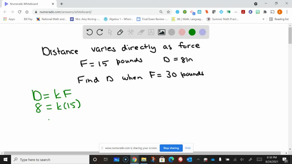 SOLVED:Solve each problem. See Examples 1-4 Hooke's Law for a Spring ... SOLVED:Solve each problem. See Examples 1-4 Hooke's Law for a Spring ...