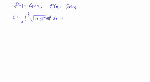 SOLVED:Prove the surprising fact that the arc length of the catenary ...
