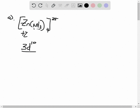 Draw the structure of zinc...
