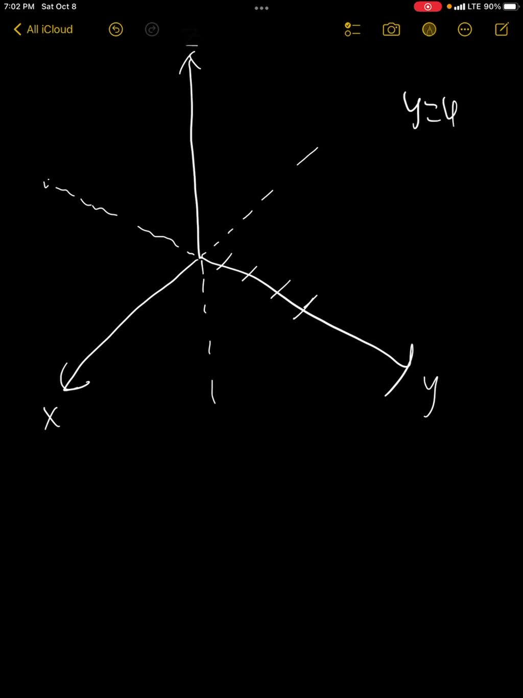 ⏩SOLVED:Sketch a graph in x y z -space and identify the plane as… | Numerade